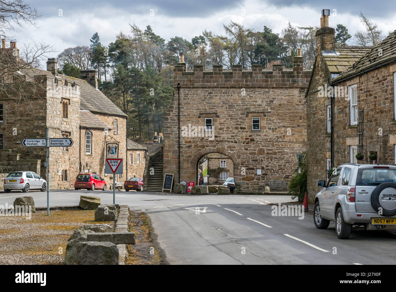Blanchland, Northumberland, UK Stock Photo - Alamy