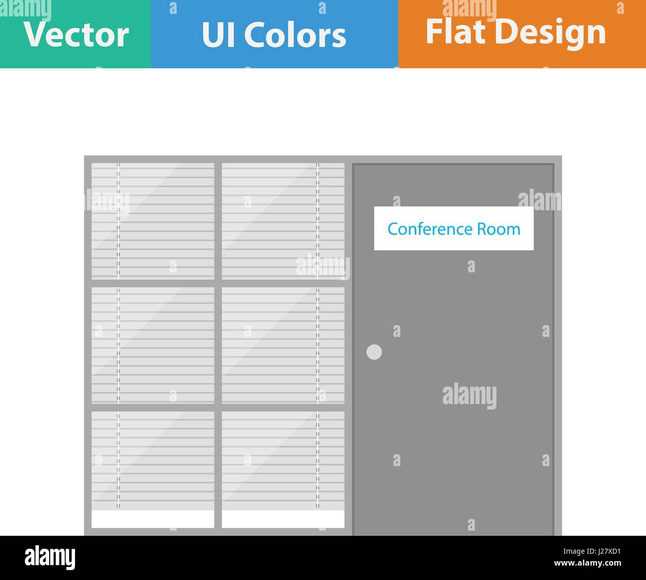 Conference room door Stock Vector Images - Alamy