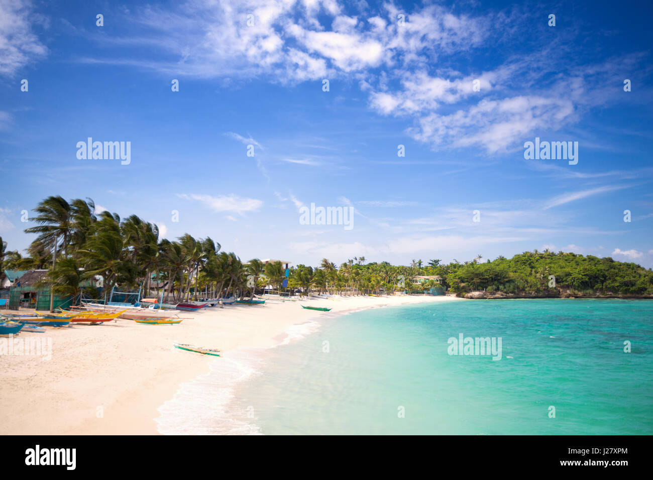 Beautiful philippine beach white sand hi-res stock photography and ...