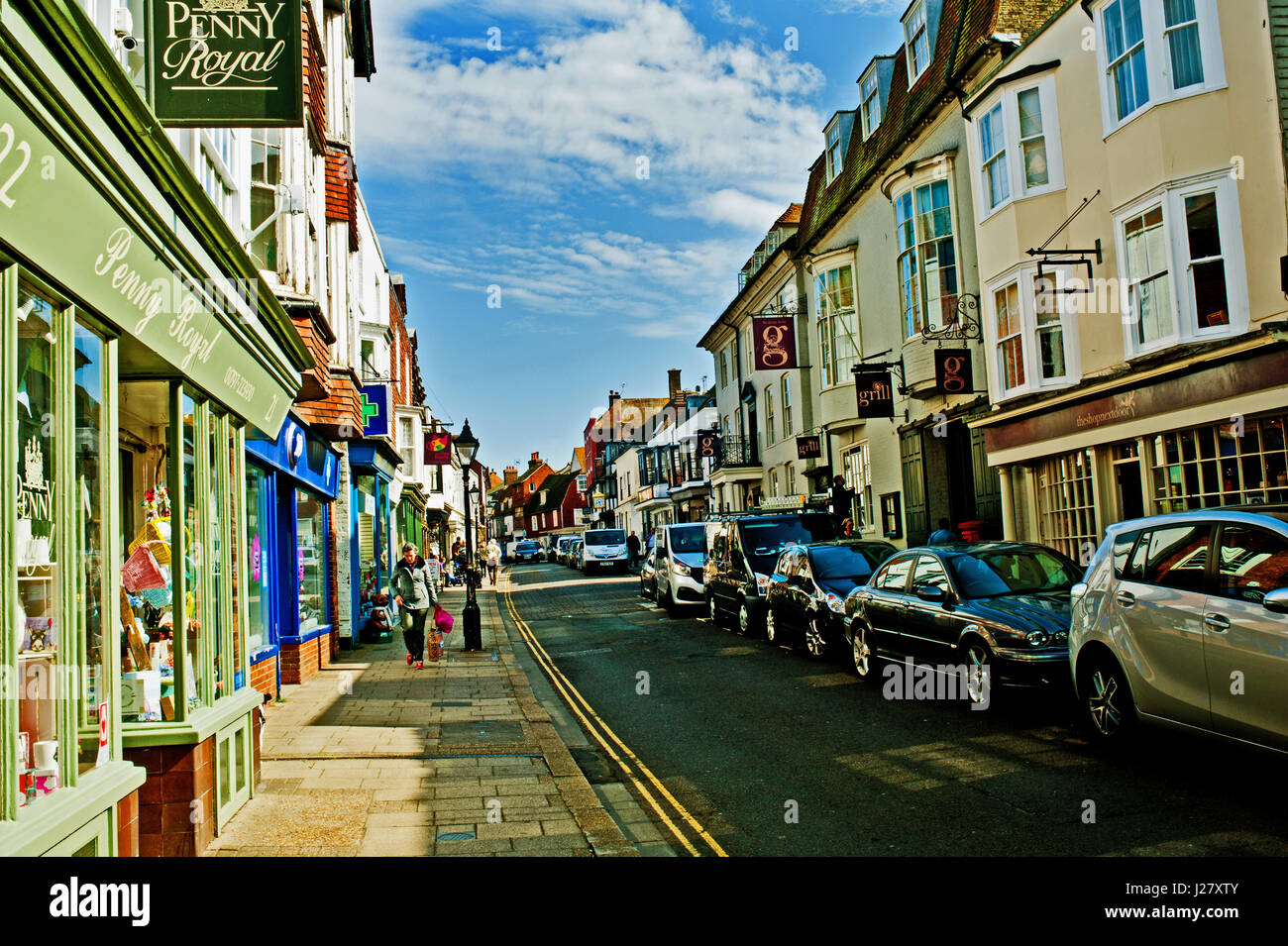 High Street, Rye, East Sussex Stock Photo - Alamy