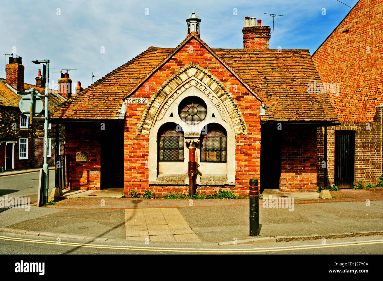 Water Works in Tower Street Rye East Sussex Stock Photo - Alamy
