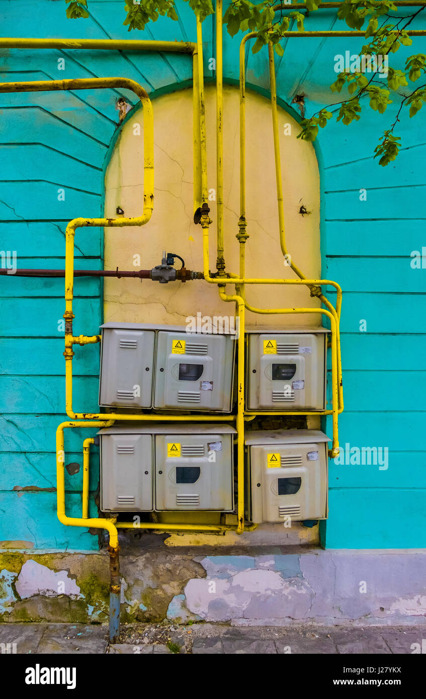 Gas counters hi-res stock photography and images - Alamy