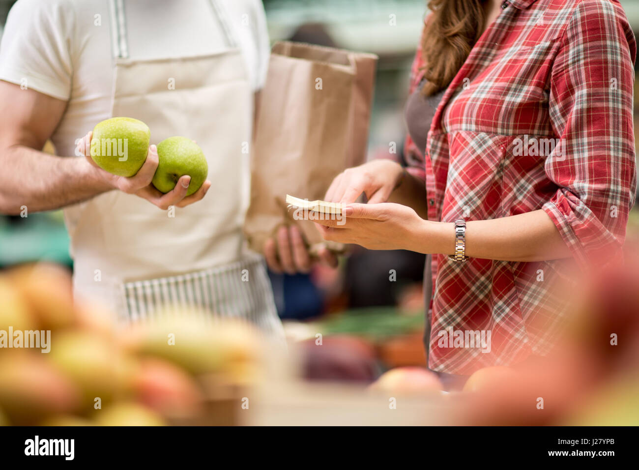 note message looking customer for market Stock Photo - Alamy