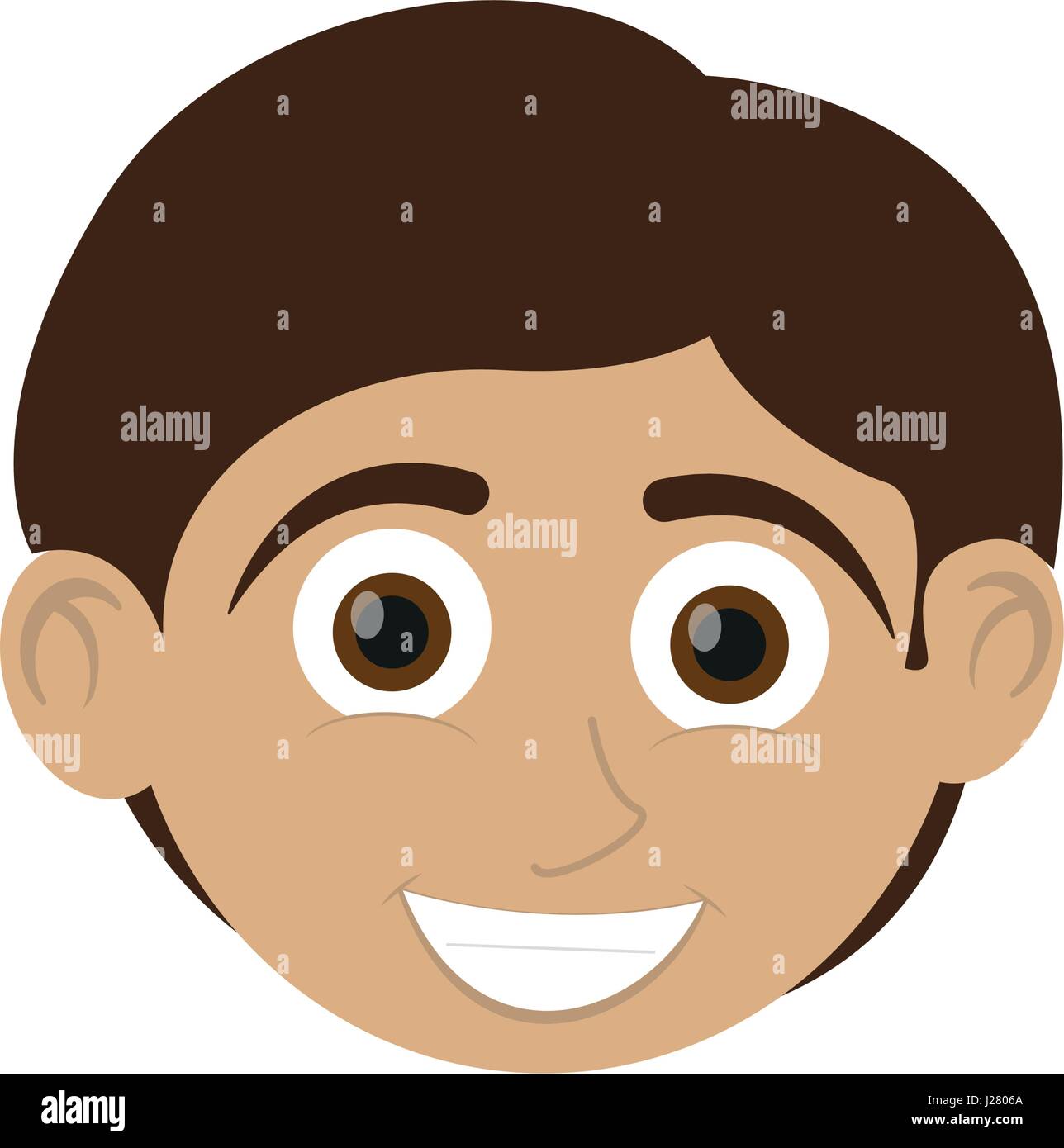 happy smiling boy icon image Stock Vector Image & Art - Alamy