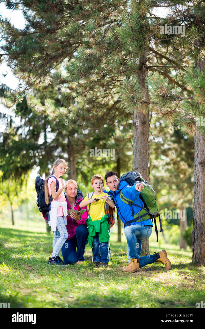 Children walking map hi-res stock photography and images - Alamy