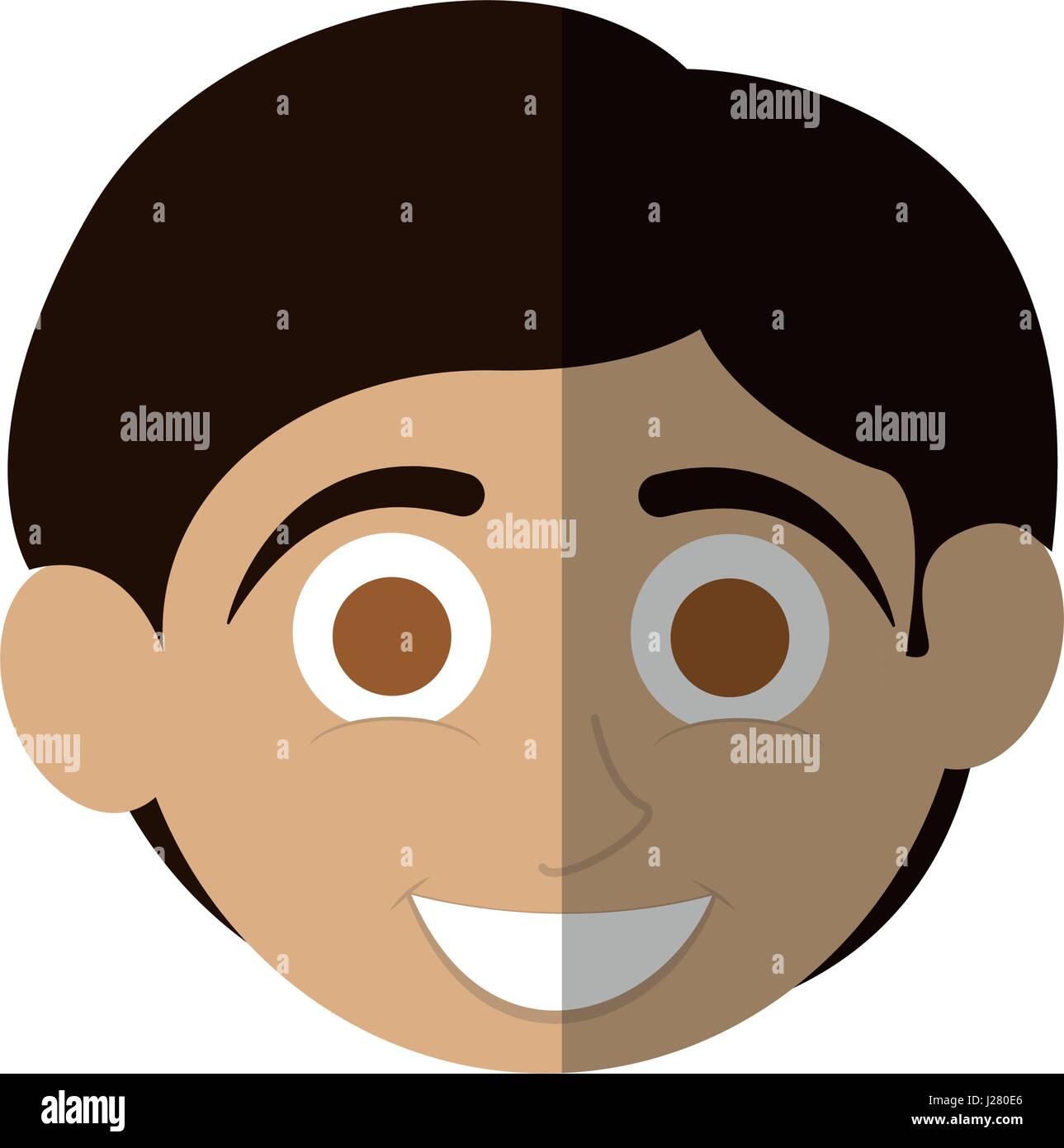 happy smiling boy icon image Stock Vector Image & Art - Alamy