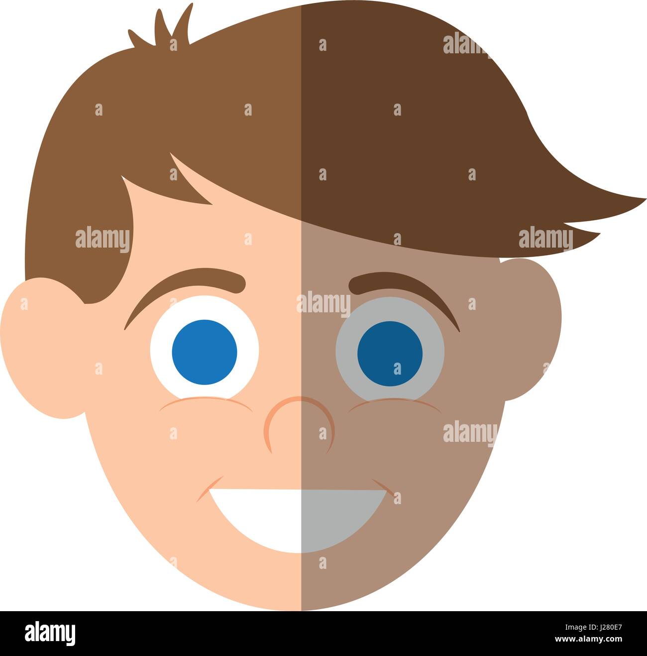 happy smiling boy icon image Stock Vector Image & Art - Alamy