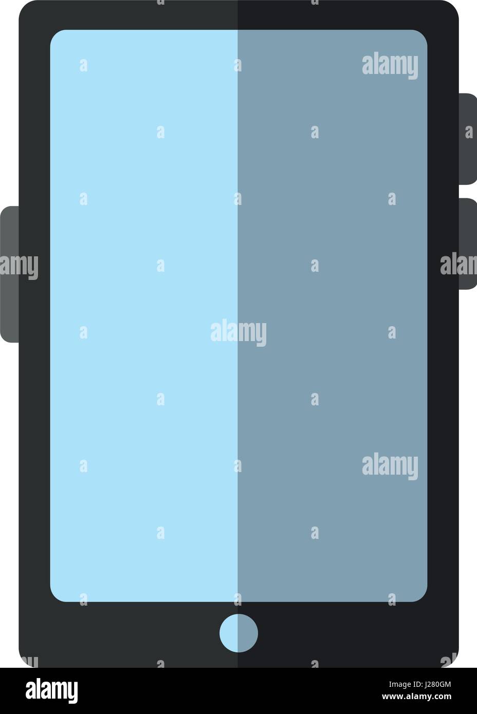 modern cellphone with blank screen icon image Stock Vector Image & Art ...