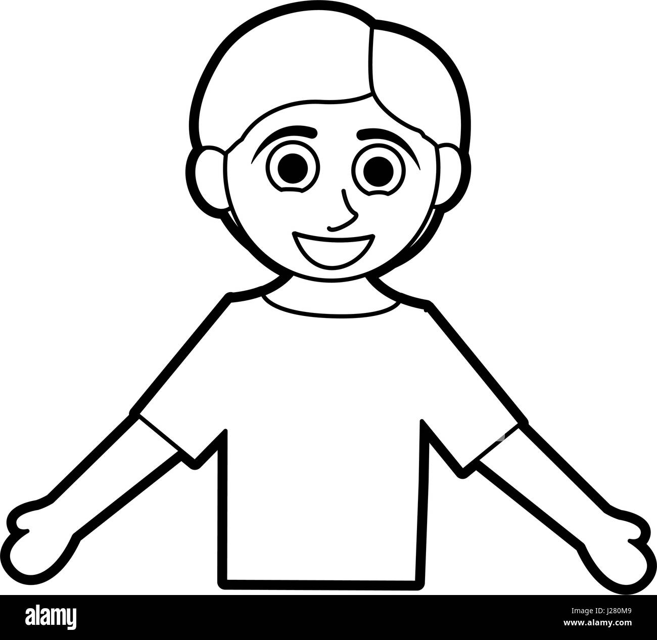 happy smiling boy icon image Stock Vector Image & Art - Alamy