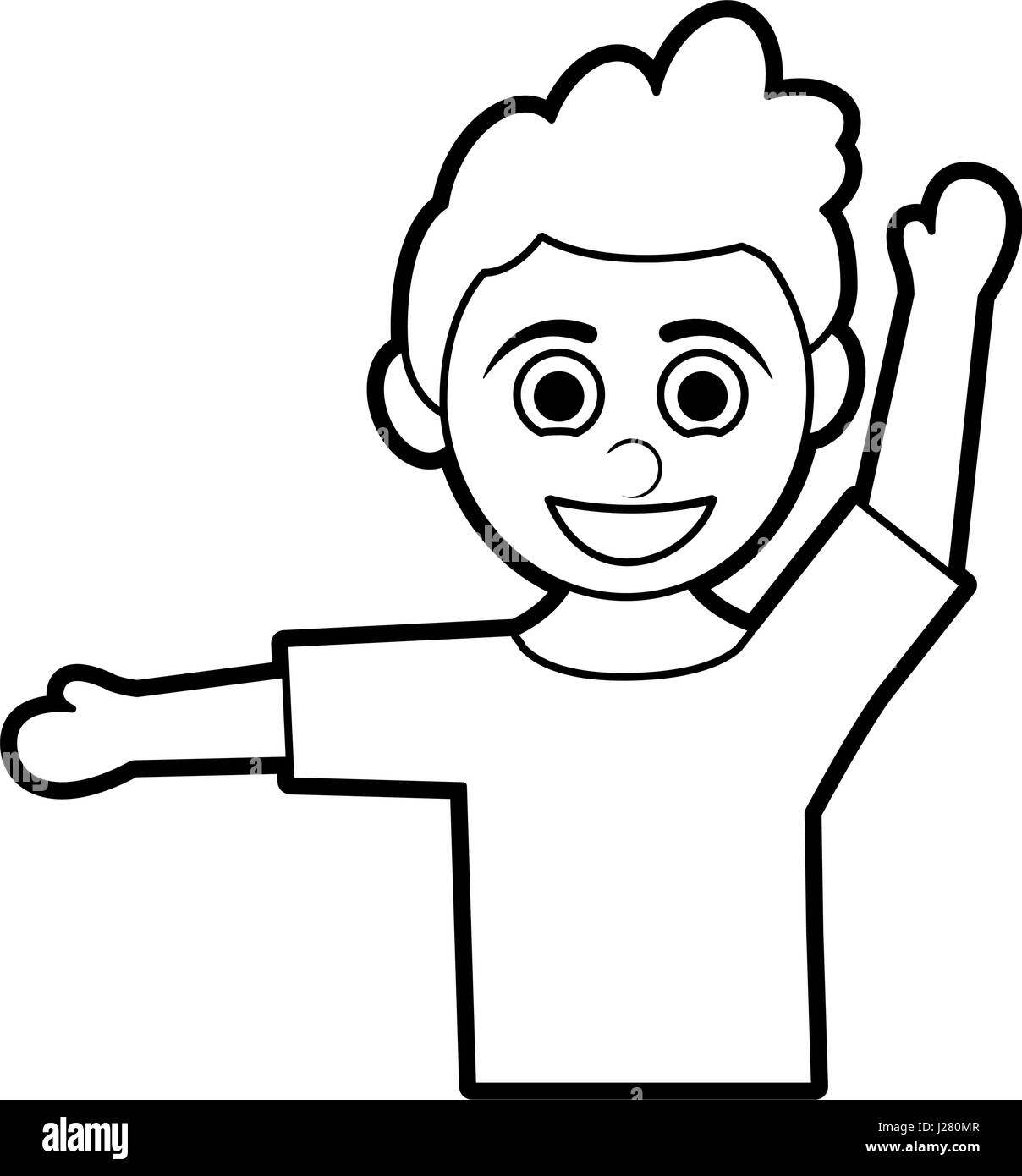 happy smiling boy icon image Stock Vector Image & Art - Alamy