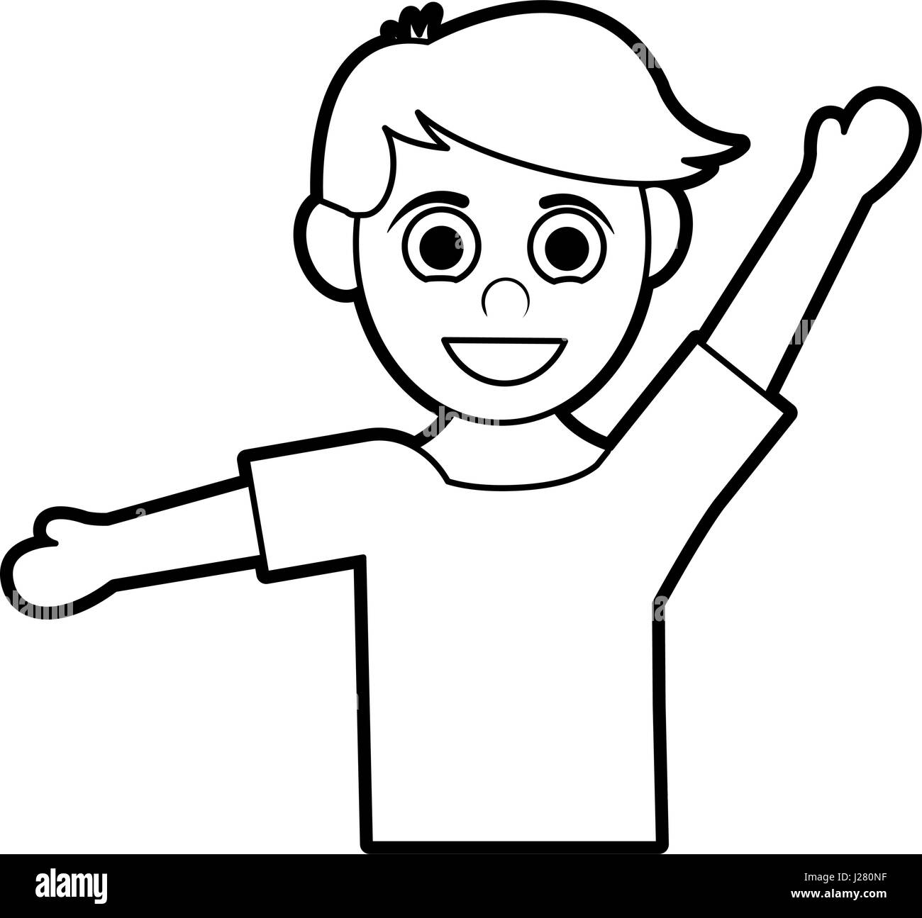 happy smiling boy icon image Stock Vector Image & Art - Alamy