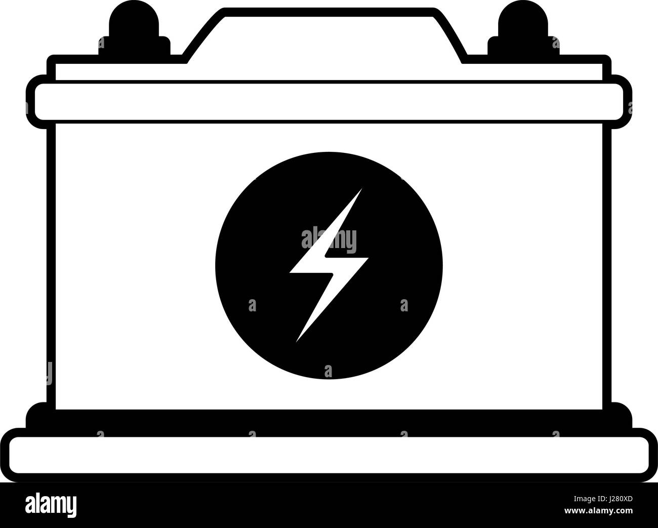 big battery icon image Stock Vector Image & Art - Alamy