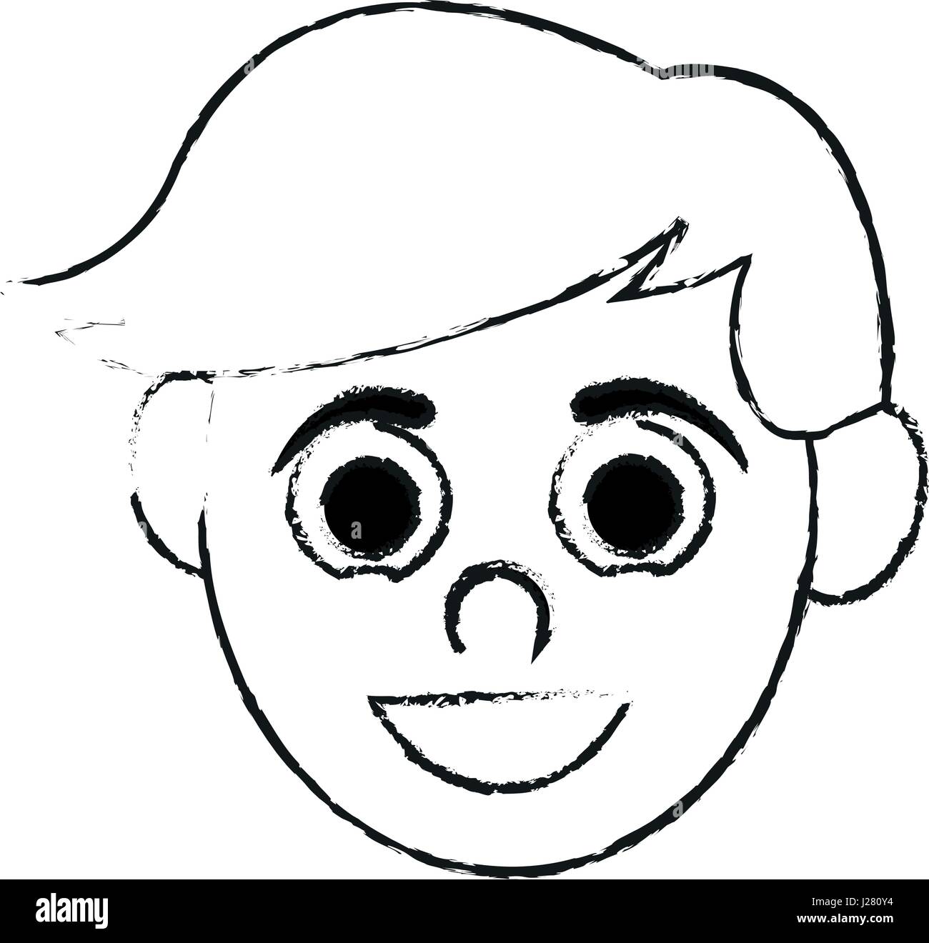 happy smiling boy icon image Stock Vector Image & Art - Alamy