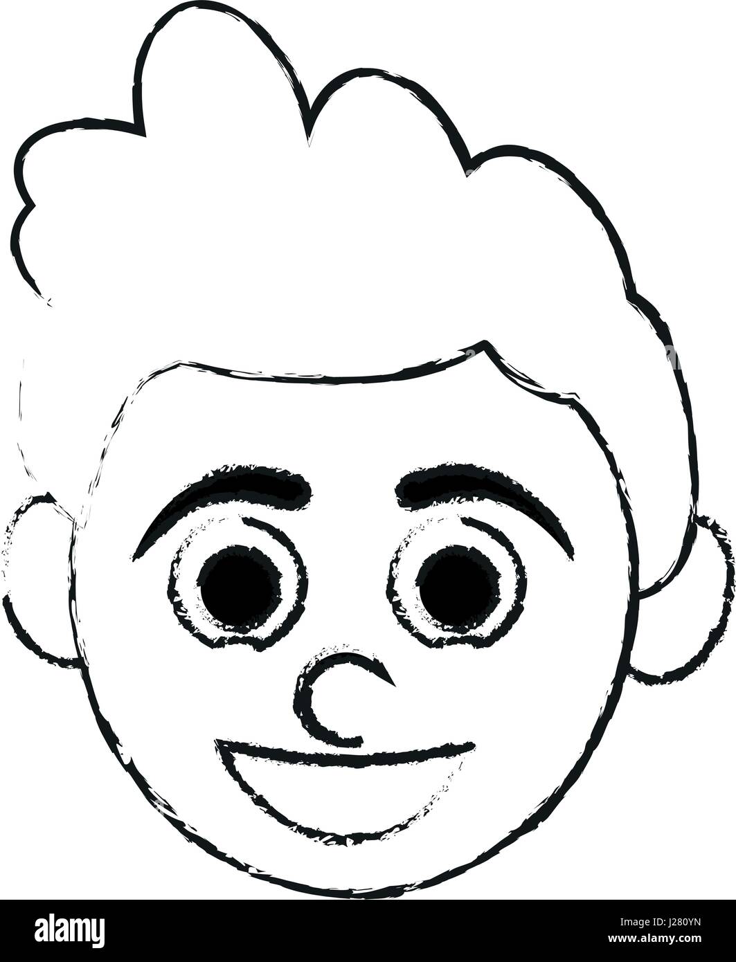 happy smiling boy icon image Stock Vector Image & Art - Alamy