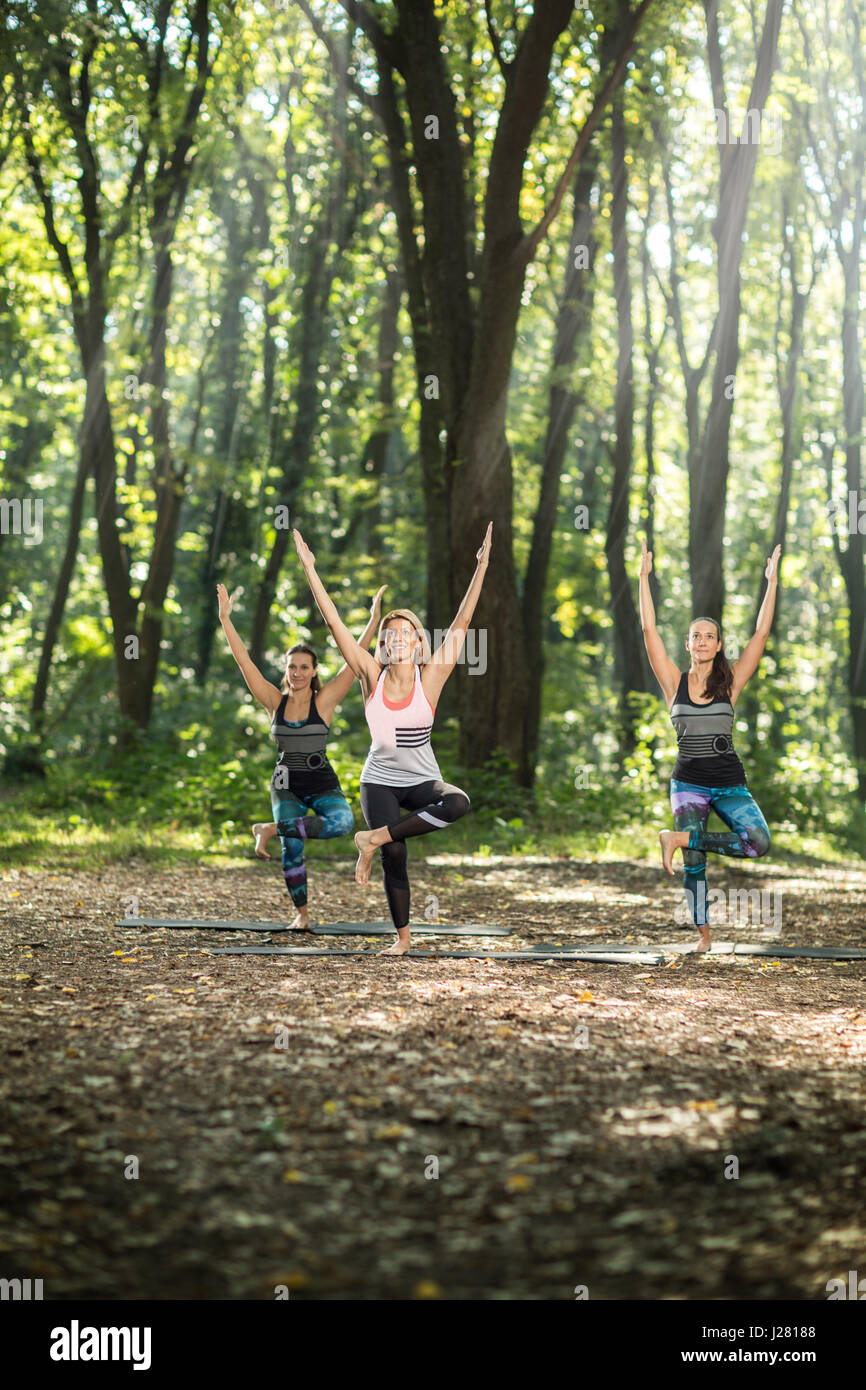 Group exercises hi-res stock photography and images - Alamy