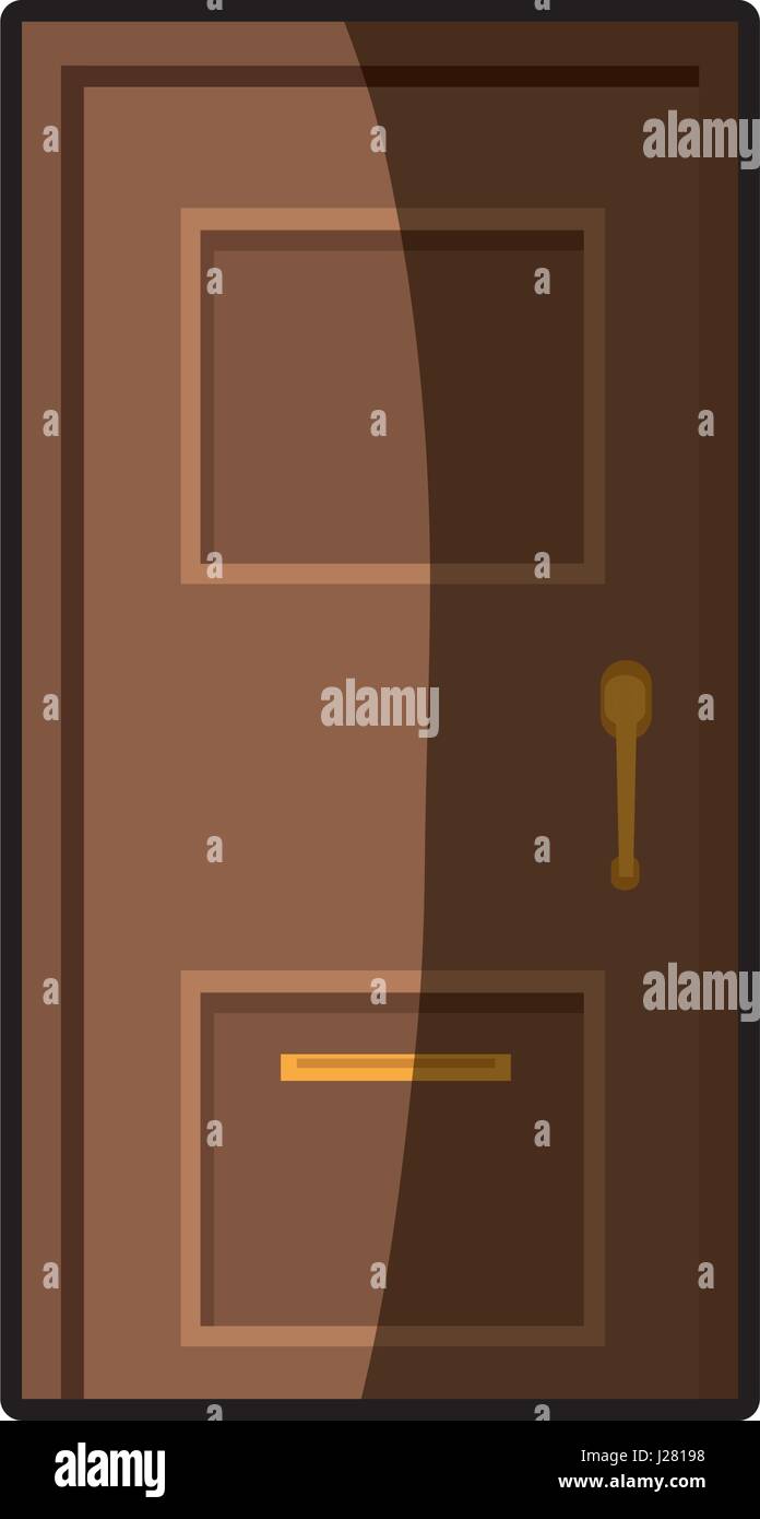 Passage door house entrance Stock Vector Images - Alamy