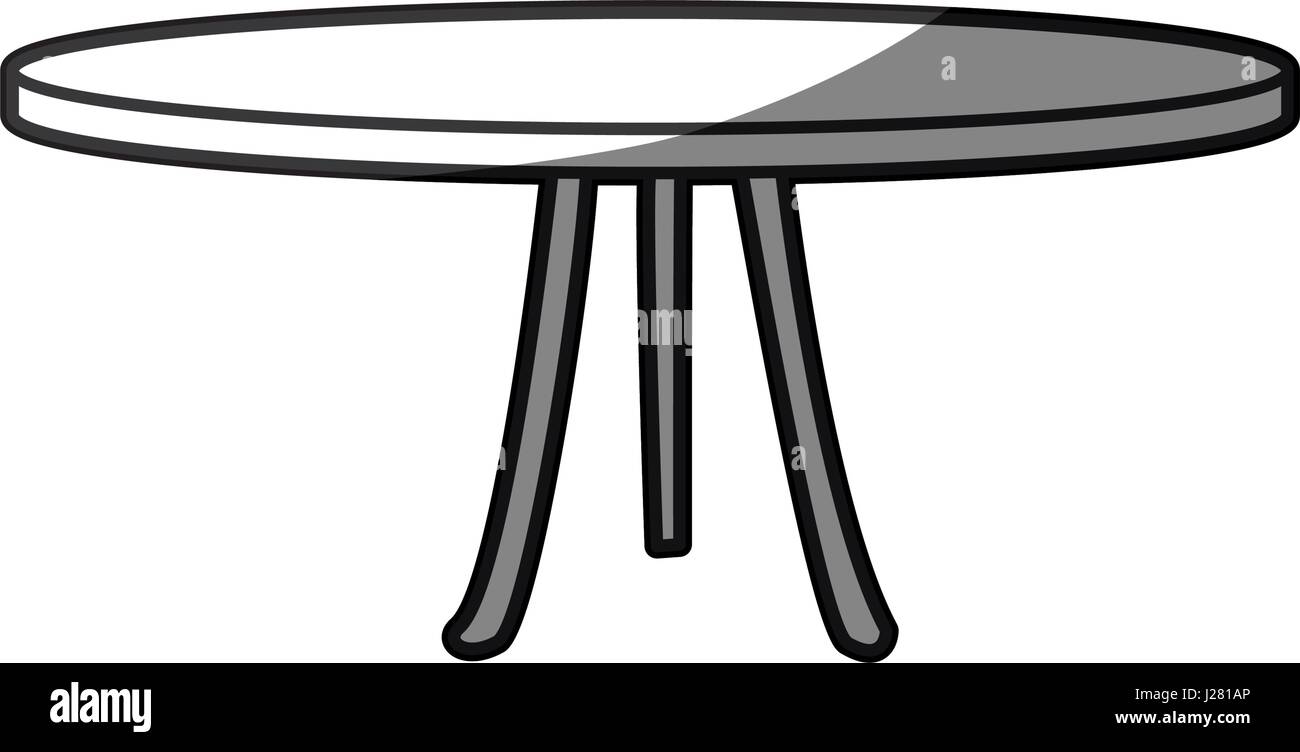 table round wooden decoration shadow line Stock Vector Image & Art - Alamy