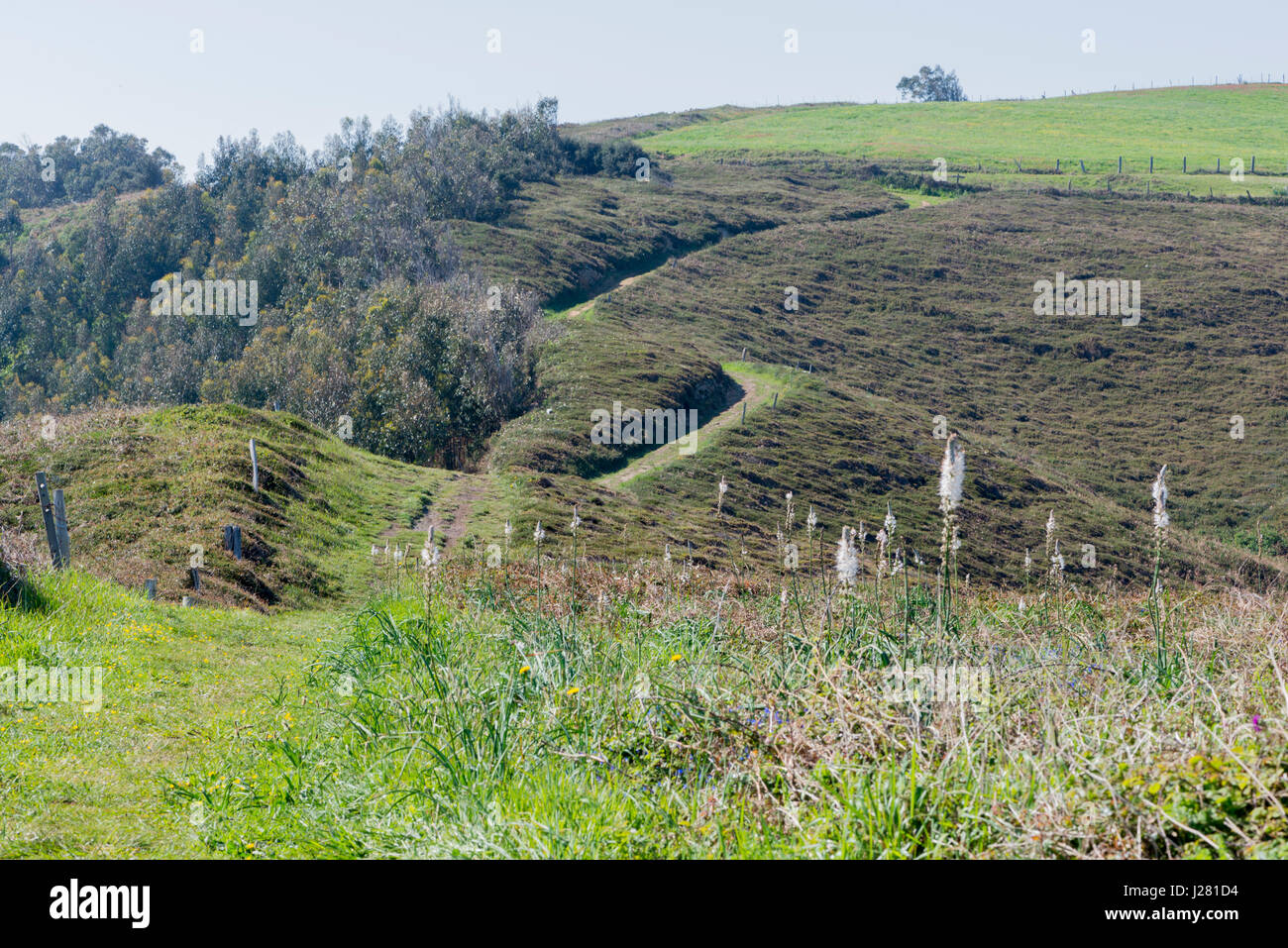 By the cape of quejo in the province of Cantabria Stock Photo - Alamy