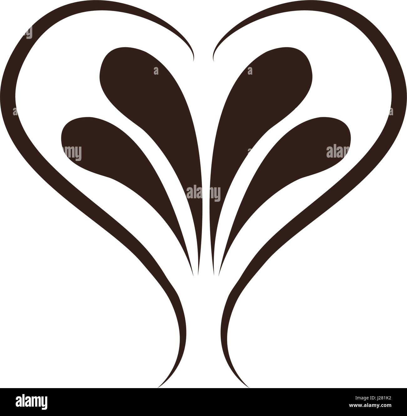 decoration element love symbol abstract Stock Vector Image & Art - Alamy