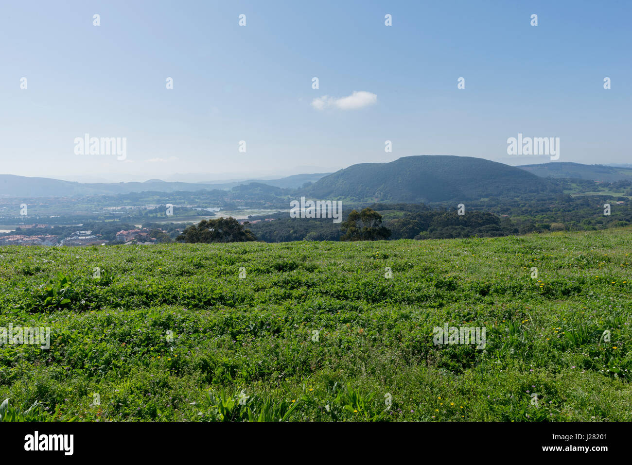 By the cape of quejo in the province of Cantabria Stock Photo - Alamy