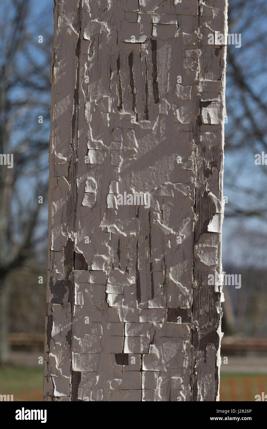 White paint chipping from an old style house Stock Photo - Alamy