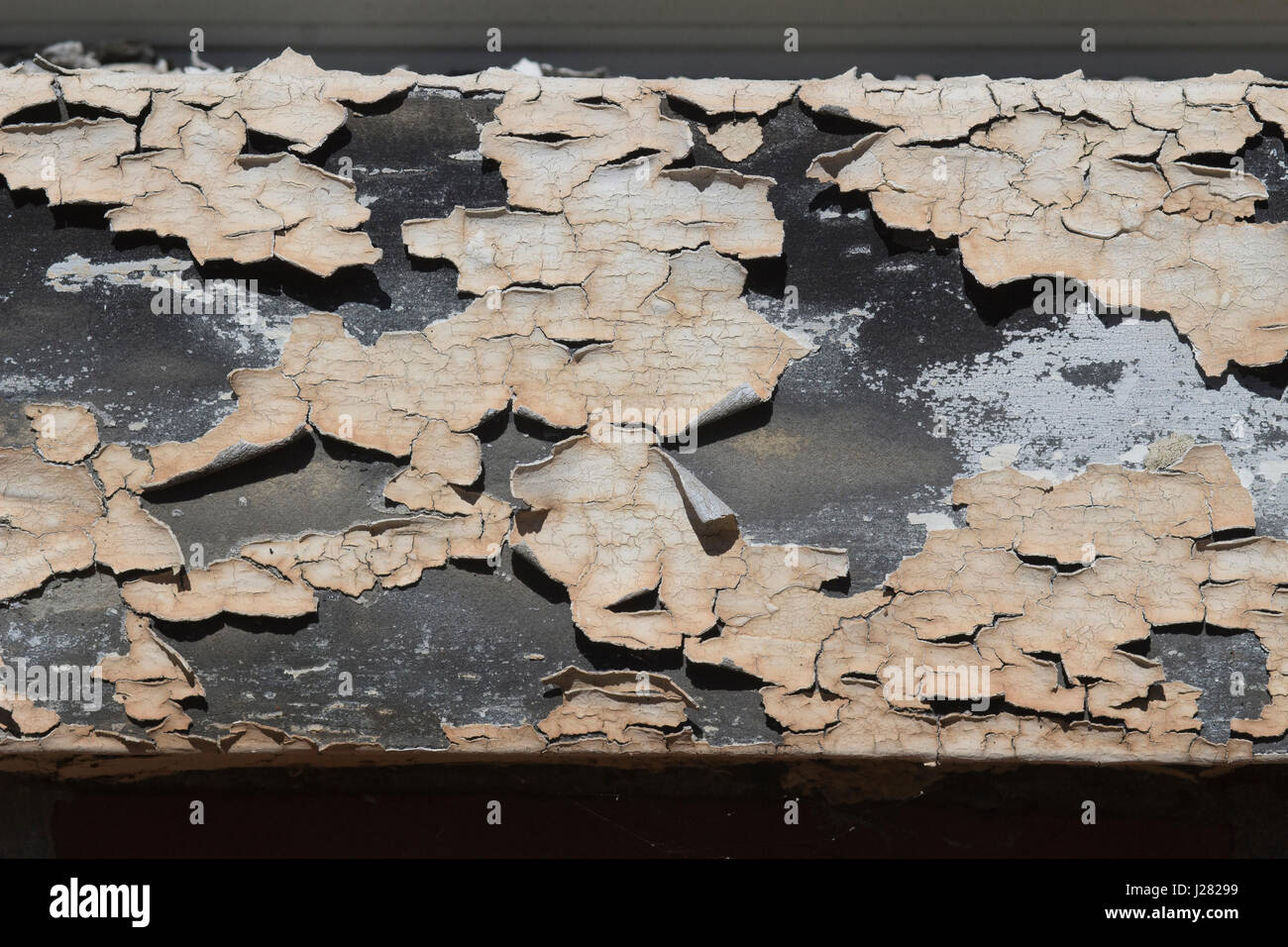 White paint chipping from an old style house Stock Photo - Alamy