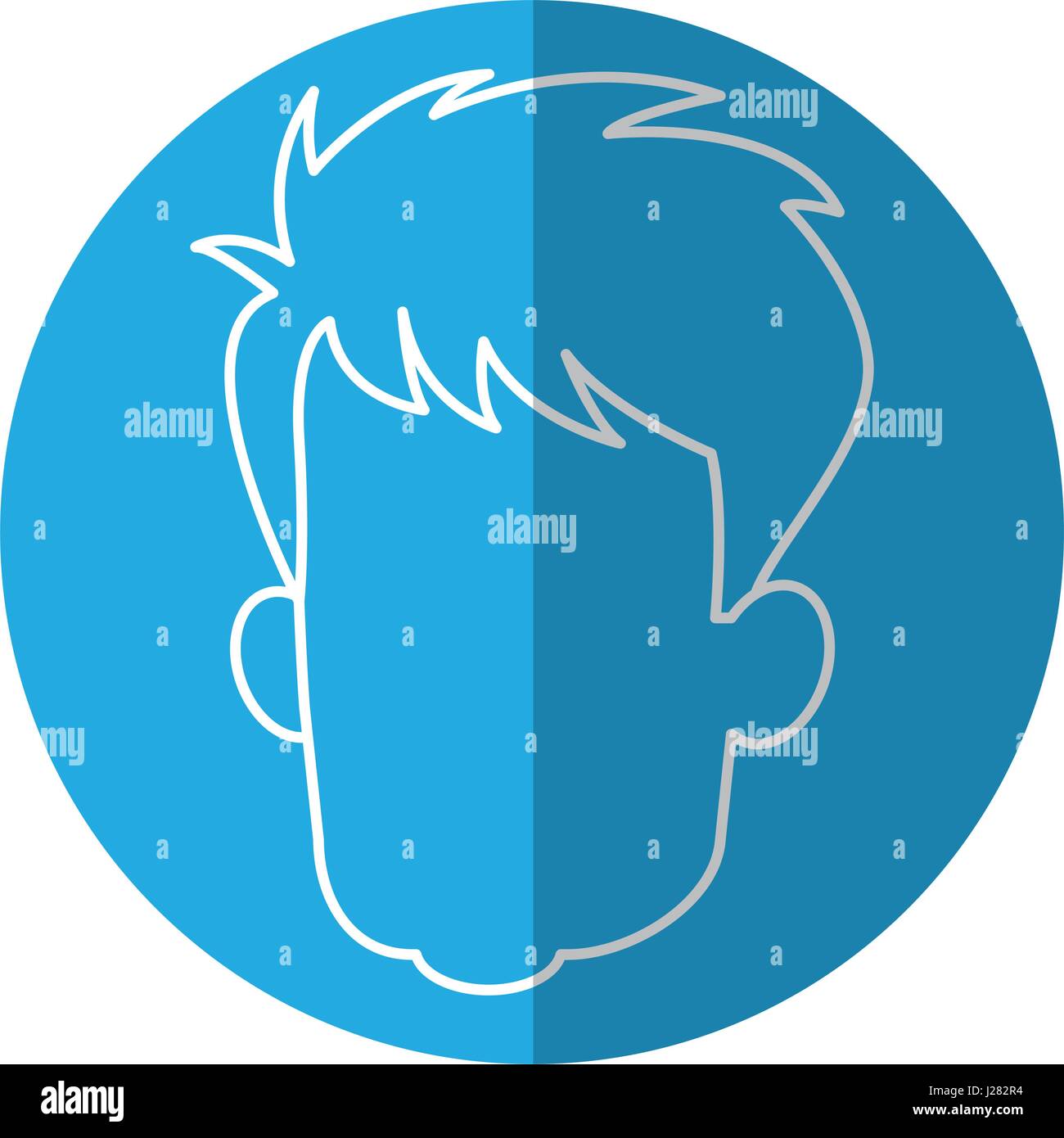 head faceless male avatar line Stock Vector Image & Art - Alamy