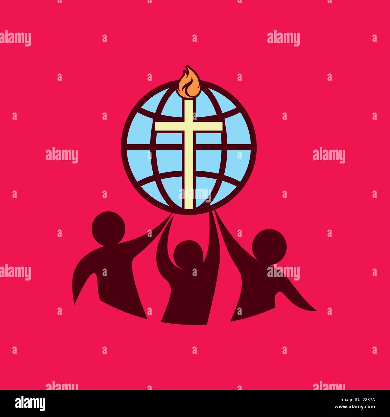 Christ and his disciples Stock Vector Images - Alamy