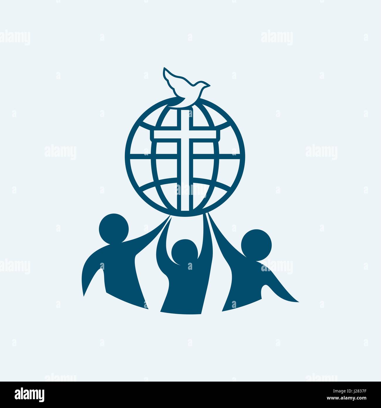 Christ and the disciples Stock Vector Images - Alamy