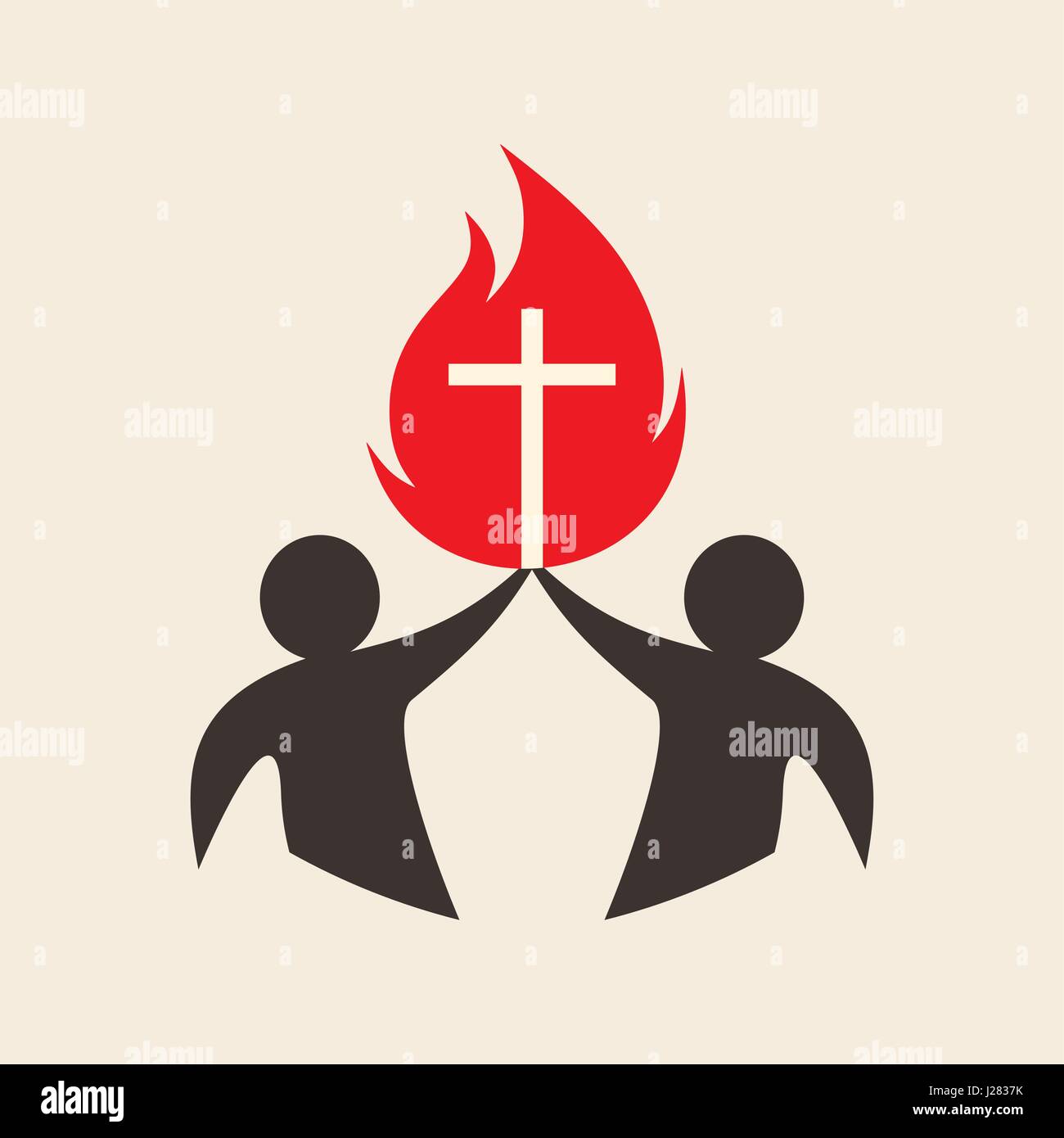 Christ and the disciples Stock Vector Images - Alamy