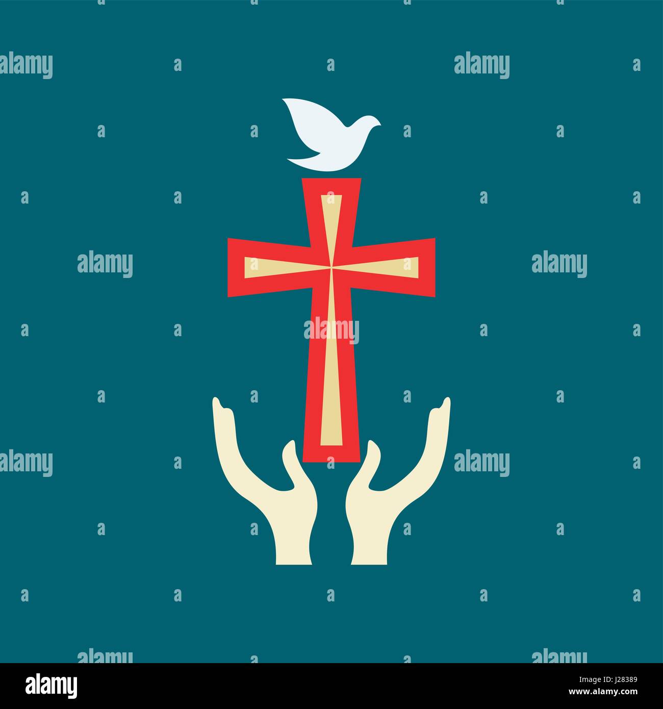 Raised to heaven Stock Vector Images - Alamy