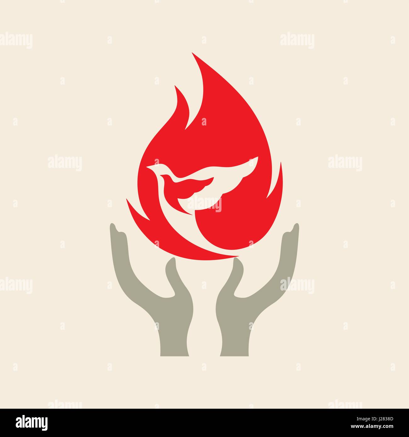 Church logo. Hands Raised to God Stock Vector Image & Art - Alamy