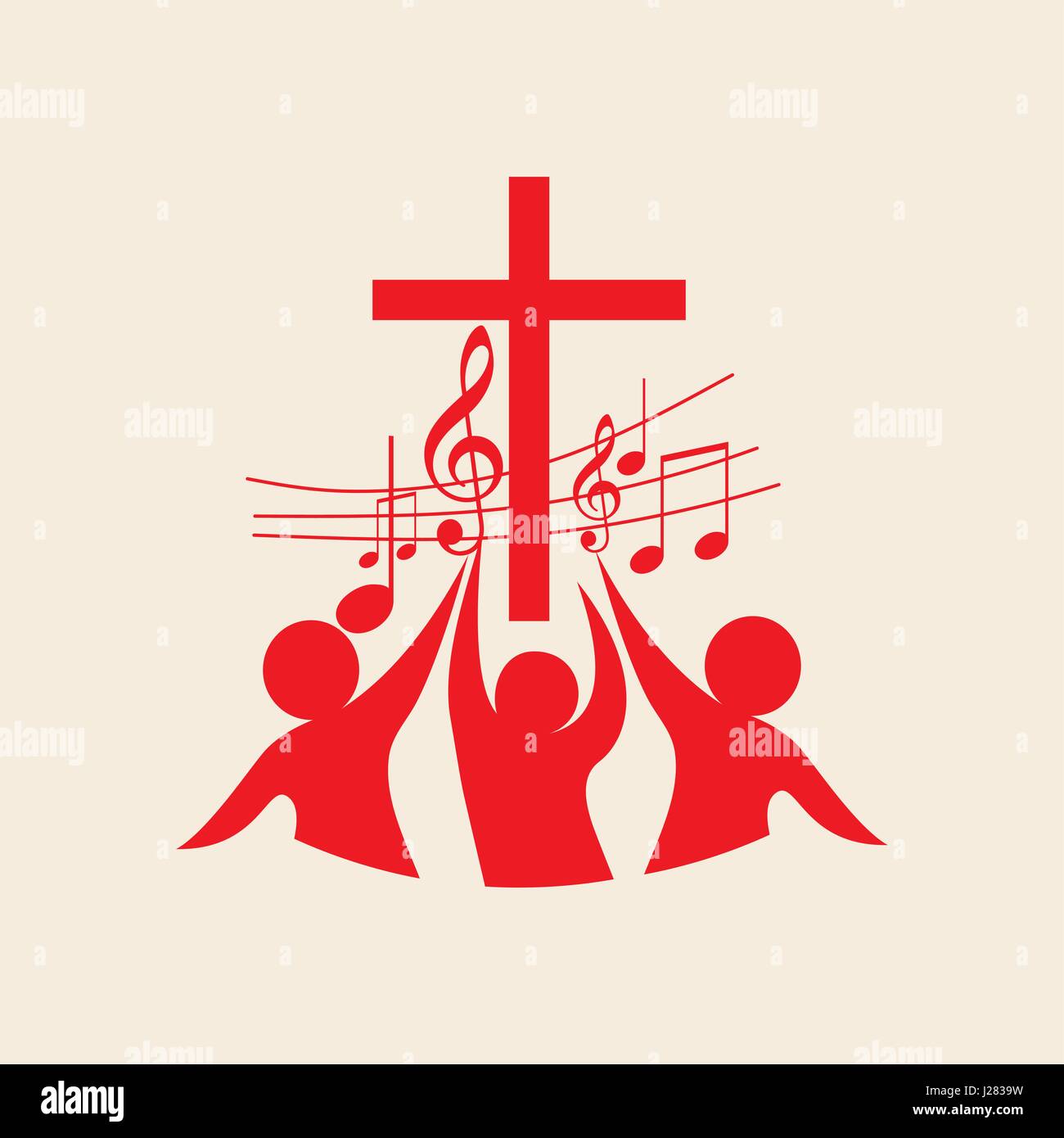 Church logo. Worshiping God in spirit and truth Stock Vector Image ...