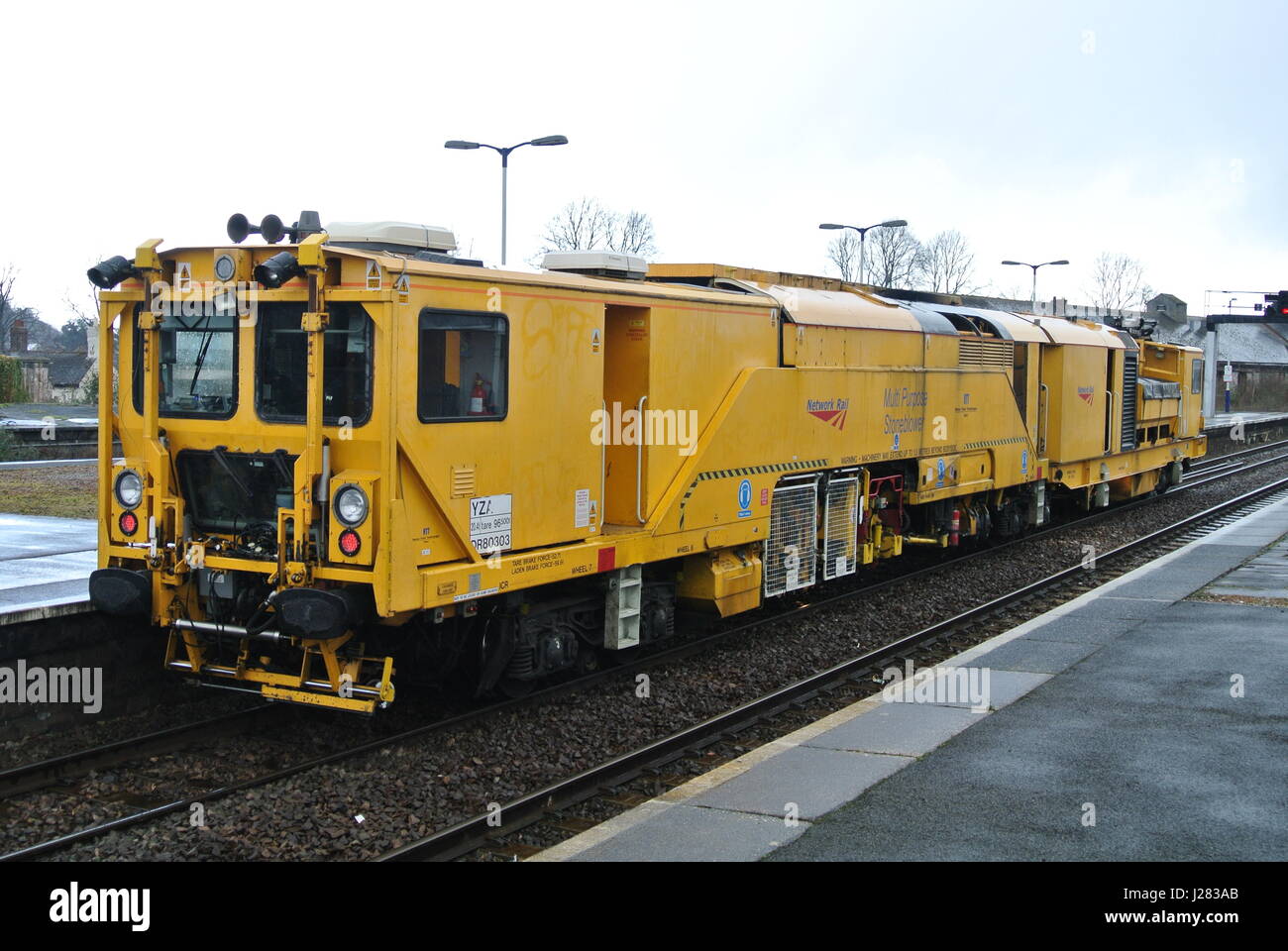Network Rail Multi Purpose Stoneblower Stock Photo - Alamy