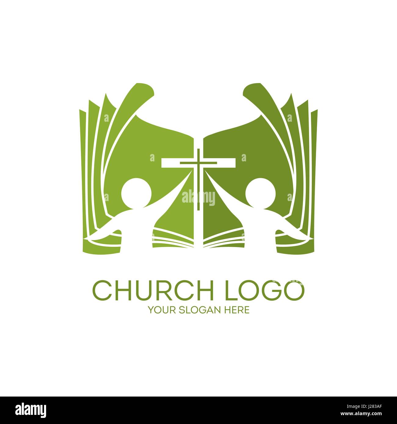 Church logo. Loving Christ and the Gospel His disciples Stock Vector ...