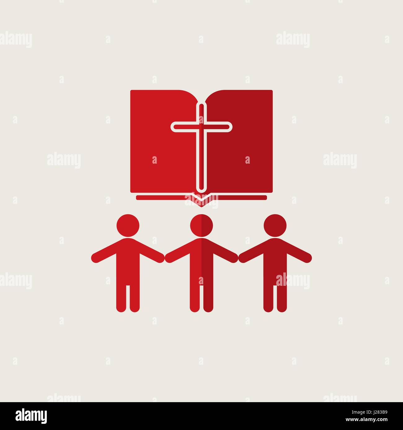 Church logo. Loving Christ and the Gospel His disciples Stock Vector ...