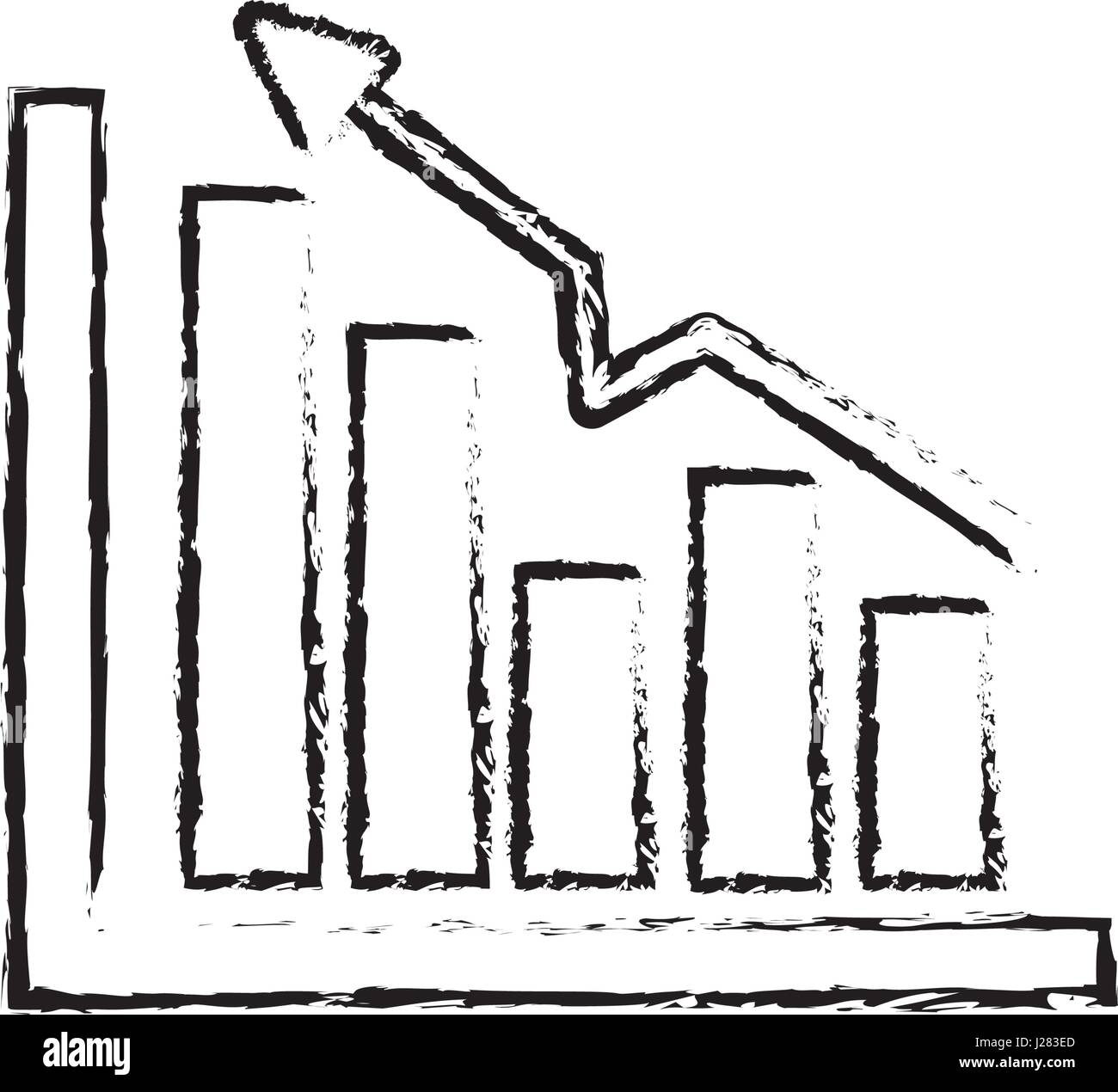 figure business statistic data growing diagram Stock Vector Image & Art ...