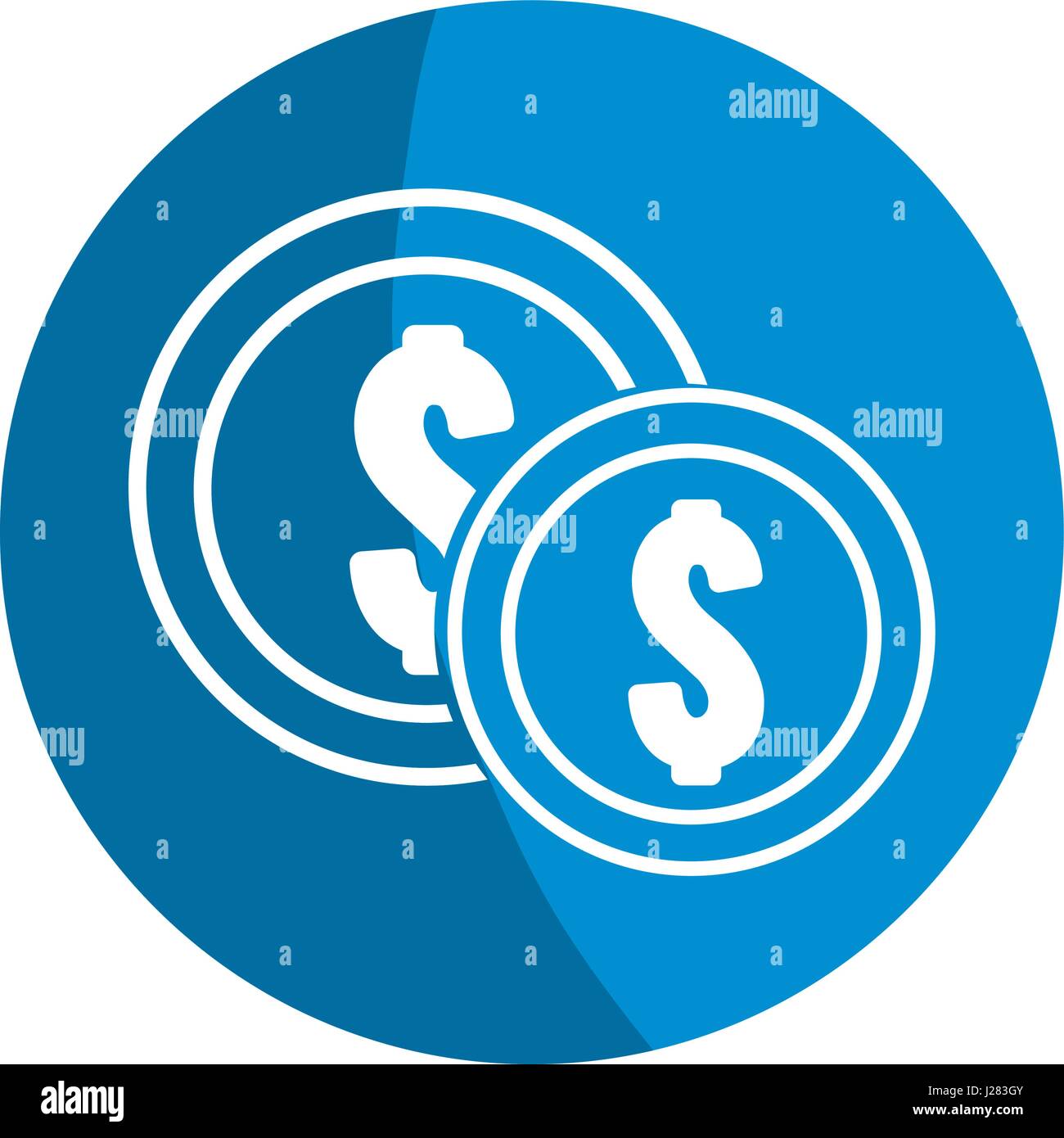 emblem coins money save Stock Vector Image & Art - Alamy