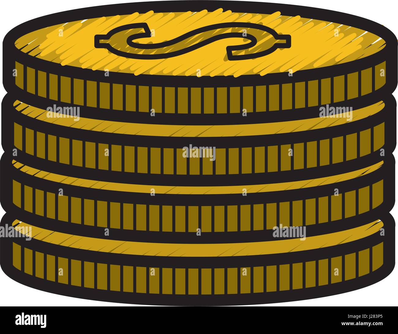 gold coins money save Stock Vector Image & Art - Alamy