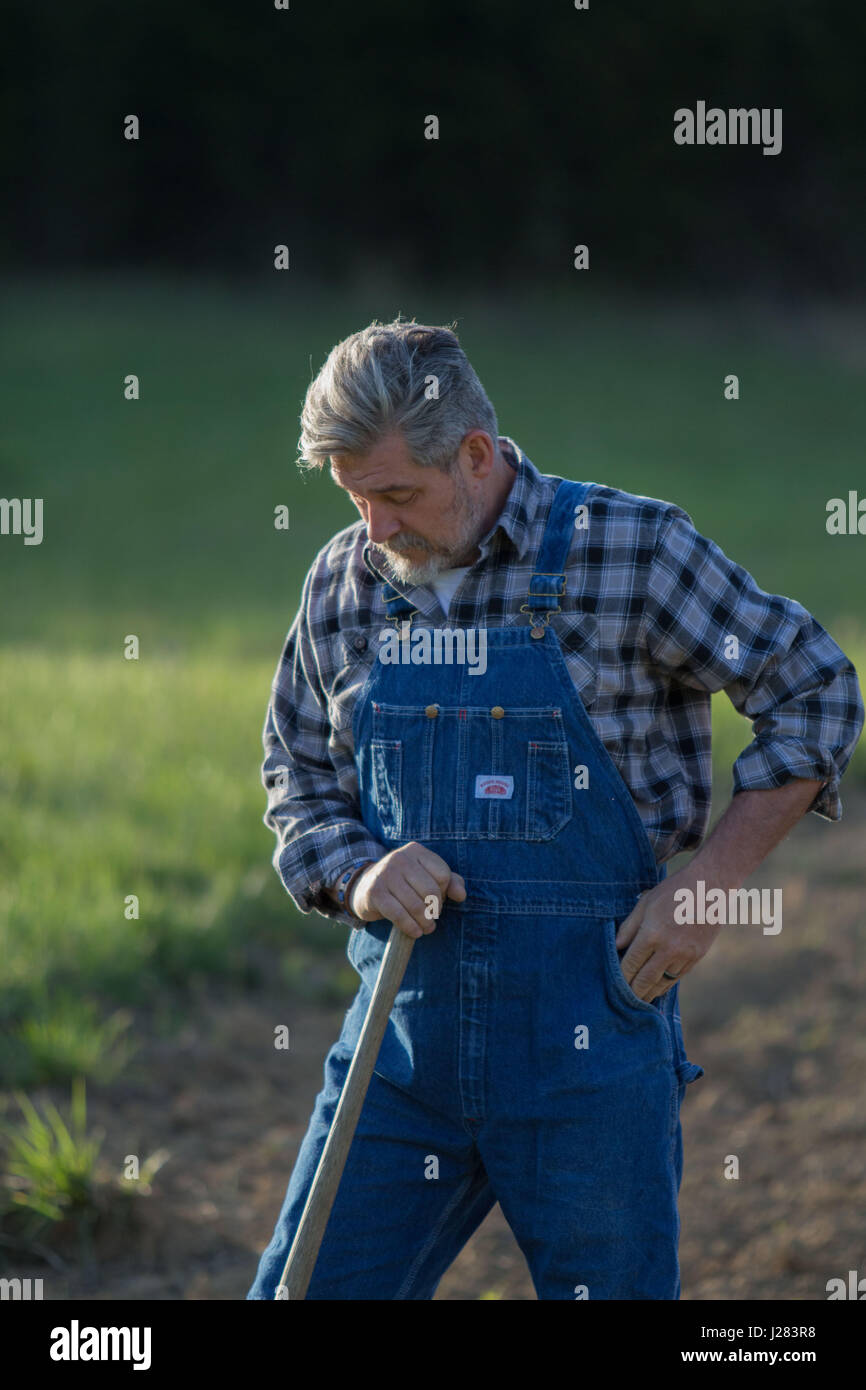 Senior man gardening tools hi-res stock photography and images - Alamy