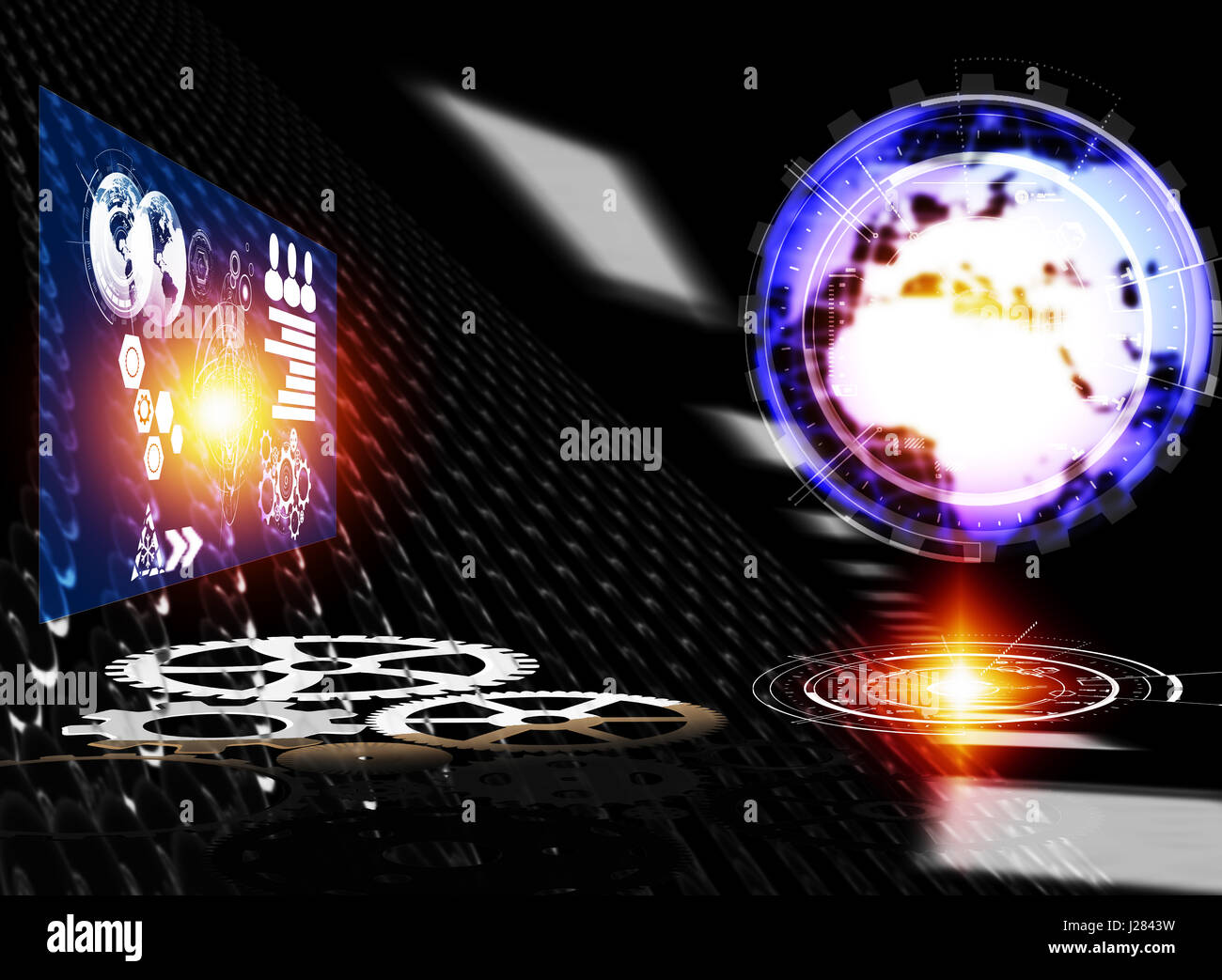 Technology of smart connection concept Stock Photo - Alamy