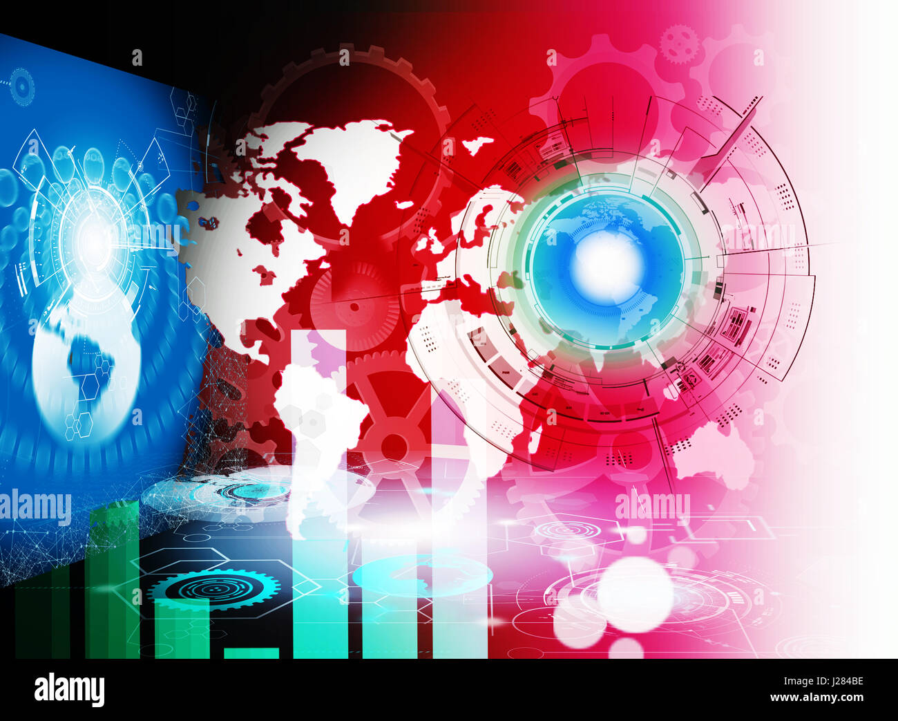 Technology of smart connection concept Stock Photo - Alamy