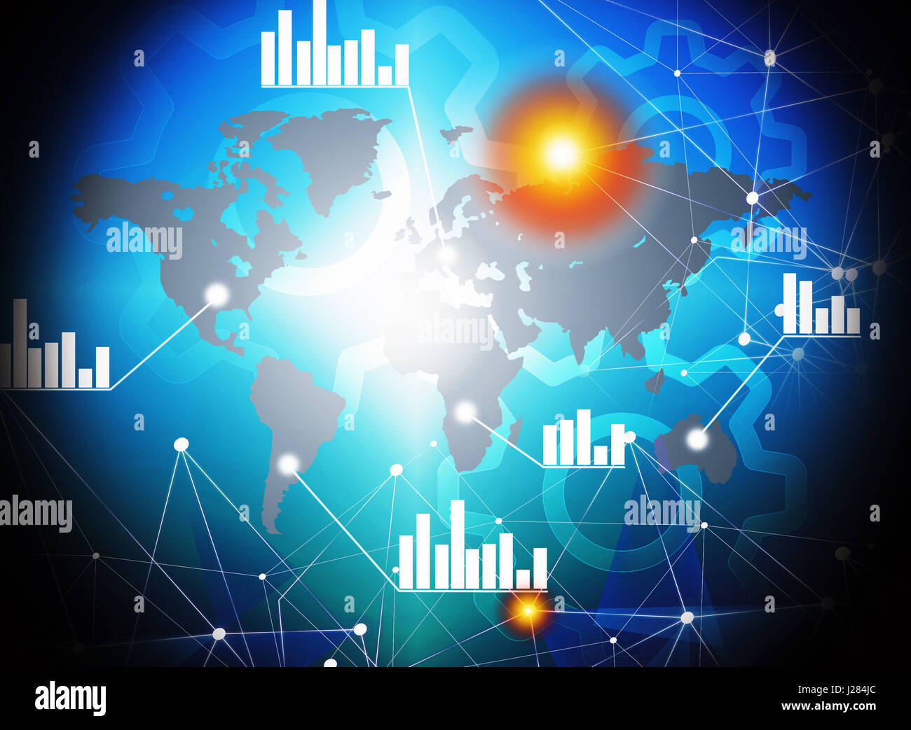 Technology of smart connection concept Stock Photo - Alamy