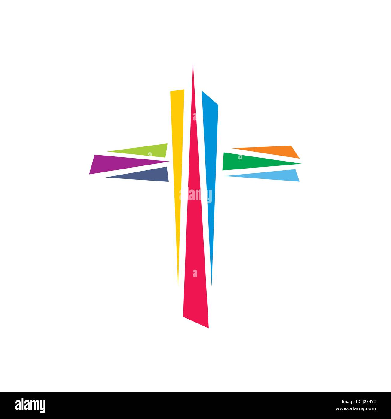 Church logo. The cross of Jesus Christ is a symbol of death and victory ...