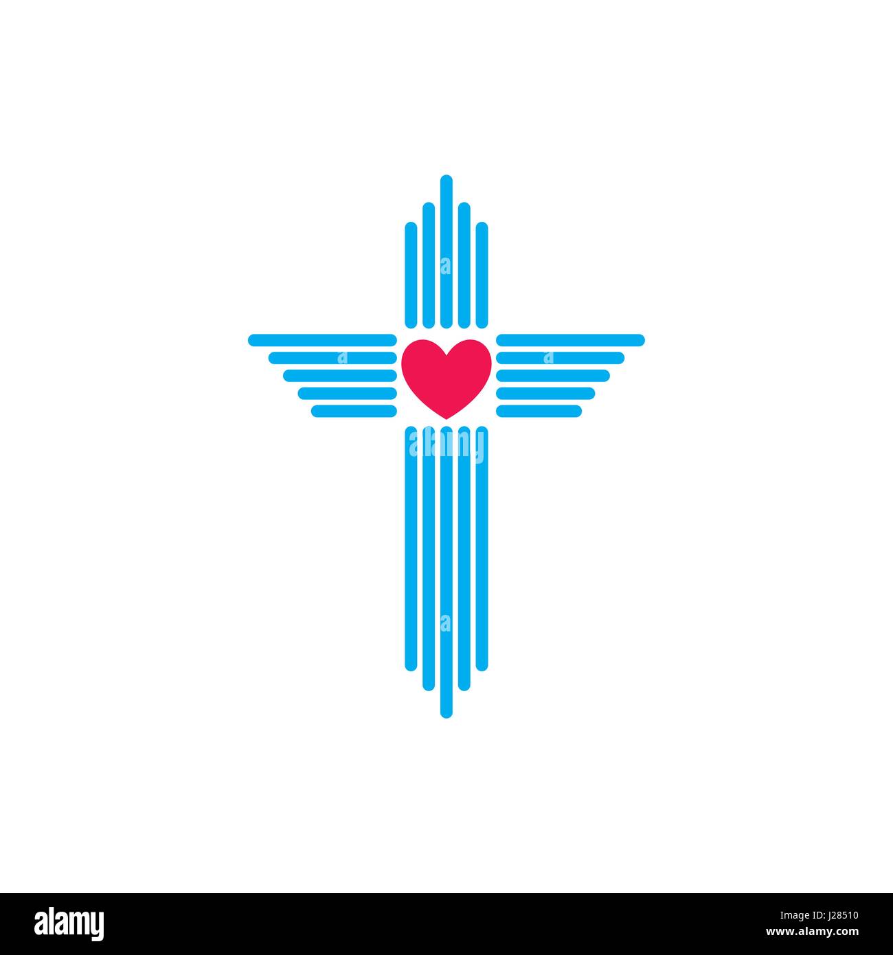 Church logo. The cross of Jesus Christ is a symbol of death and victory ...