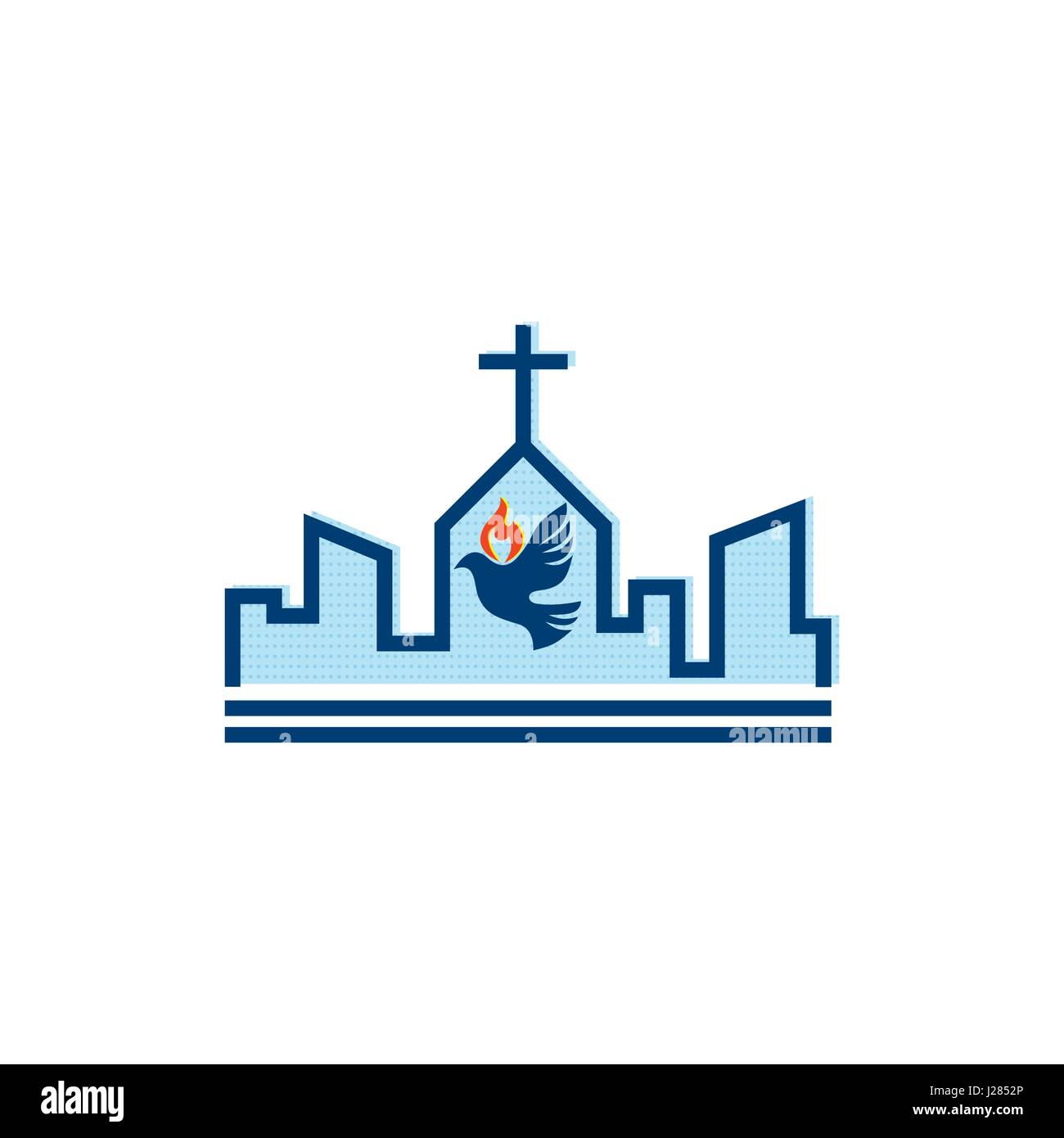 Church logo. Holy Church in the city Stock Vector Image & Art - Alamy