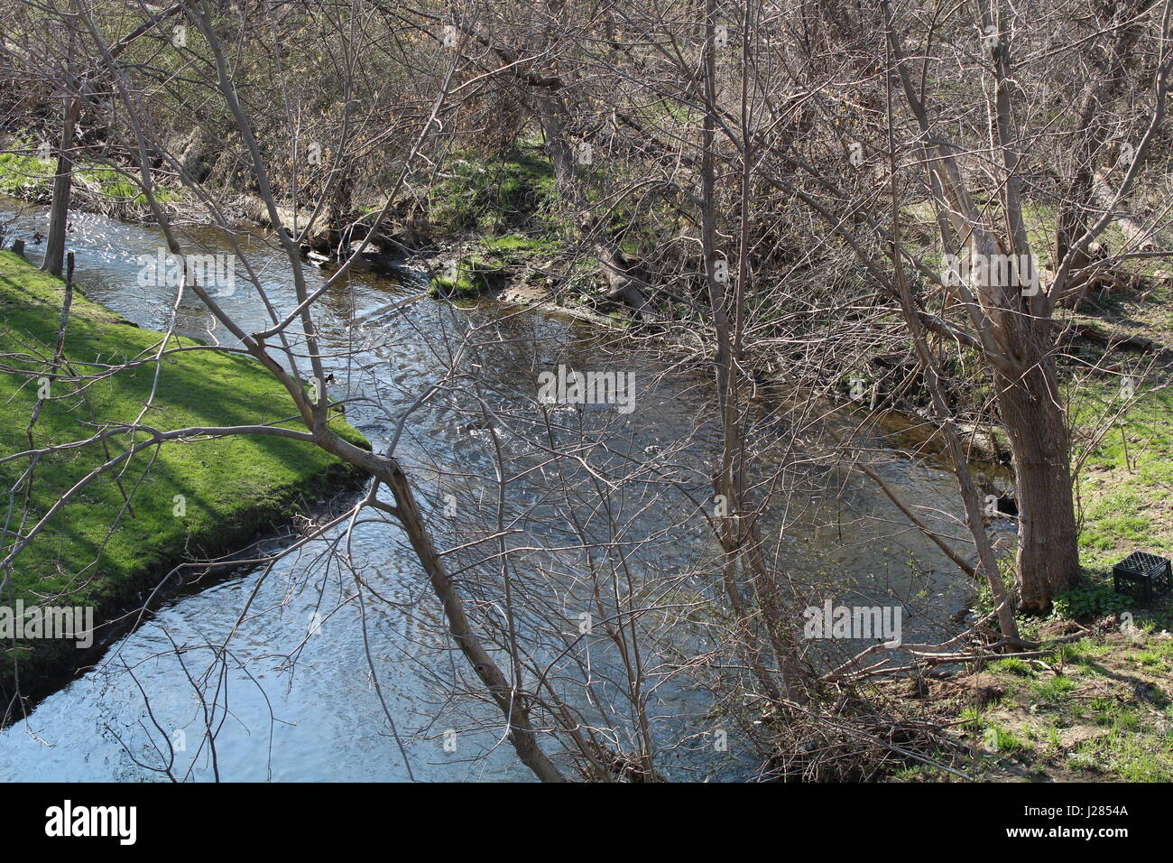 overhead view of River Stock Photo - Alamy