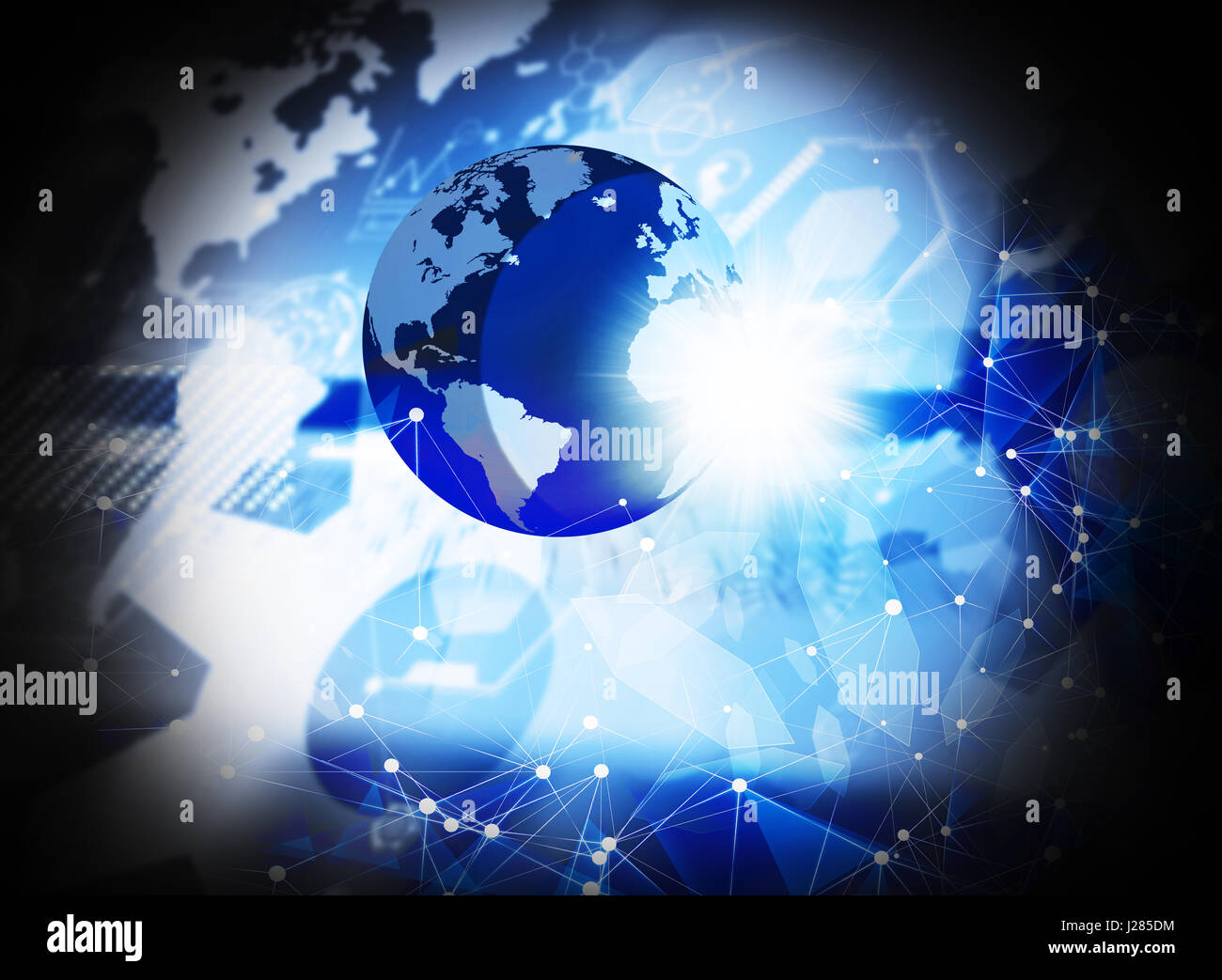 Technology of smart connection concept Stock Photo - Alamy