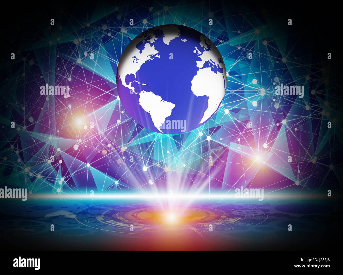 Technology of smart connection concept Stock Photo - Alamy