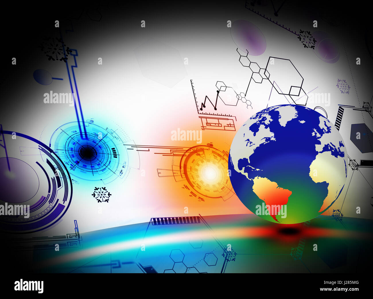 Technology of smart connection concept Stock Photo - Alamy